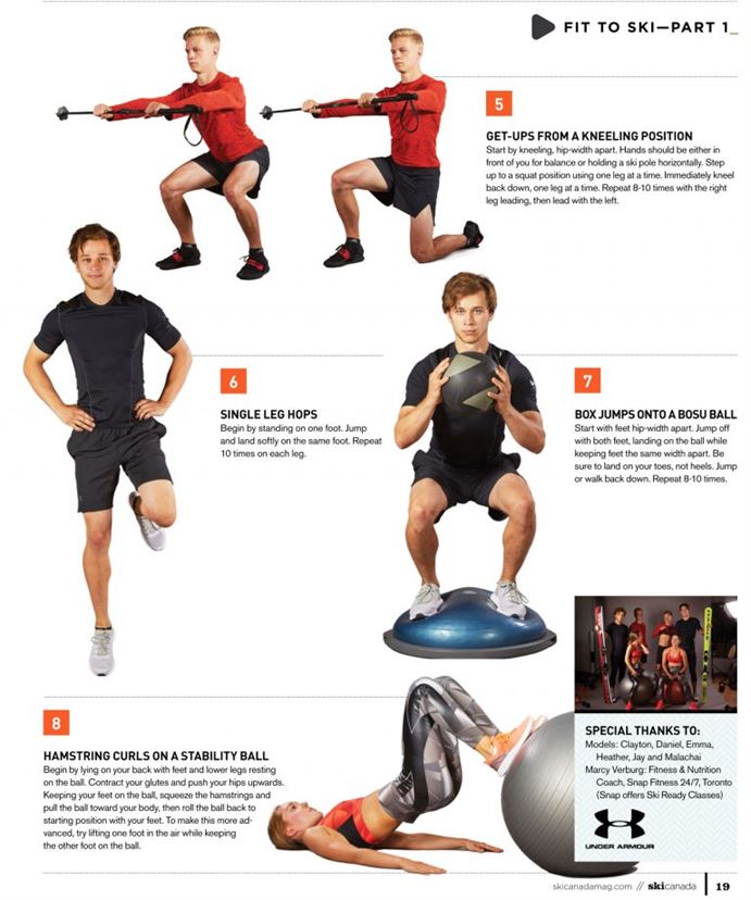 Shape Up for the Season - Fit to ski part 1/ Ski Canada Magazine